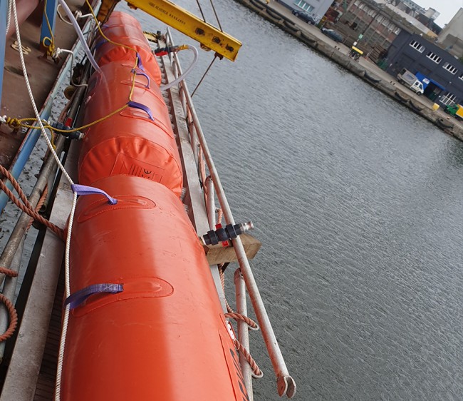 Lifeboat and davit load tests - BACTRIAN SERVICE PROJECT